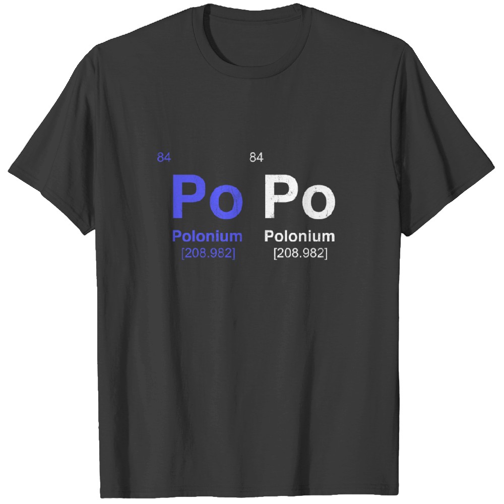 Po Po Periodic Table Of Element Police Undercover T-shirt