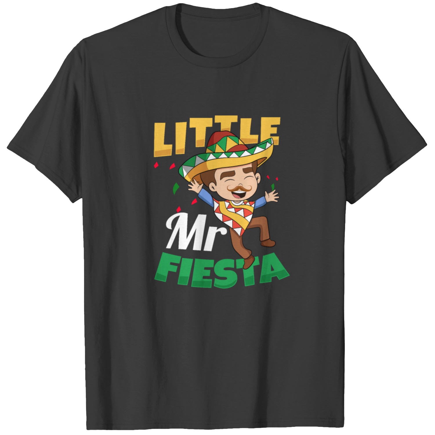Cinco De Mayo Little Mr Fiesta Party Mexican T-shirt