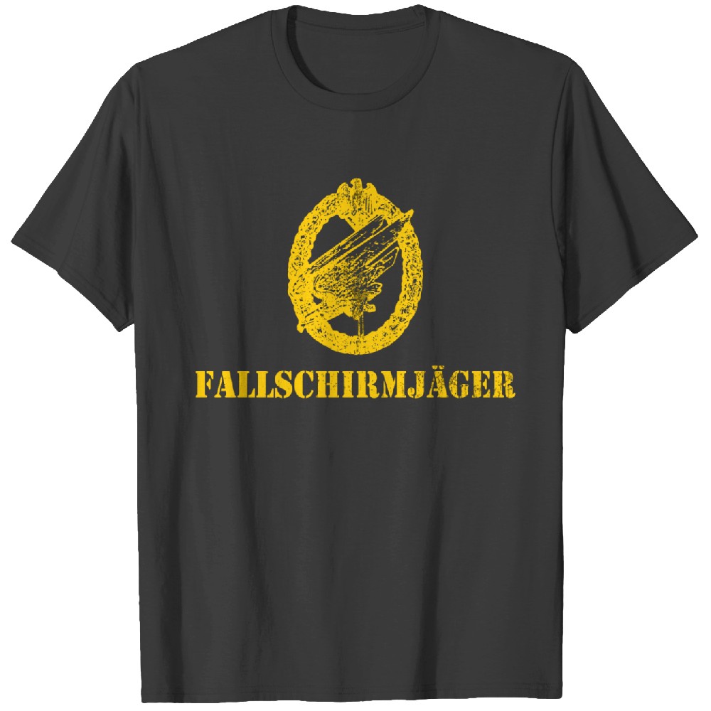 Ww2 German Paratrooper Airborne Fallschirmjager Gi T-shirt