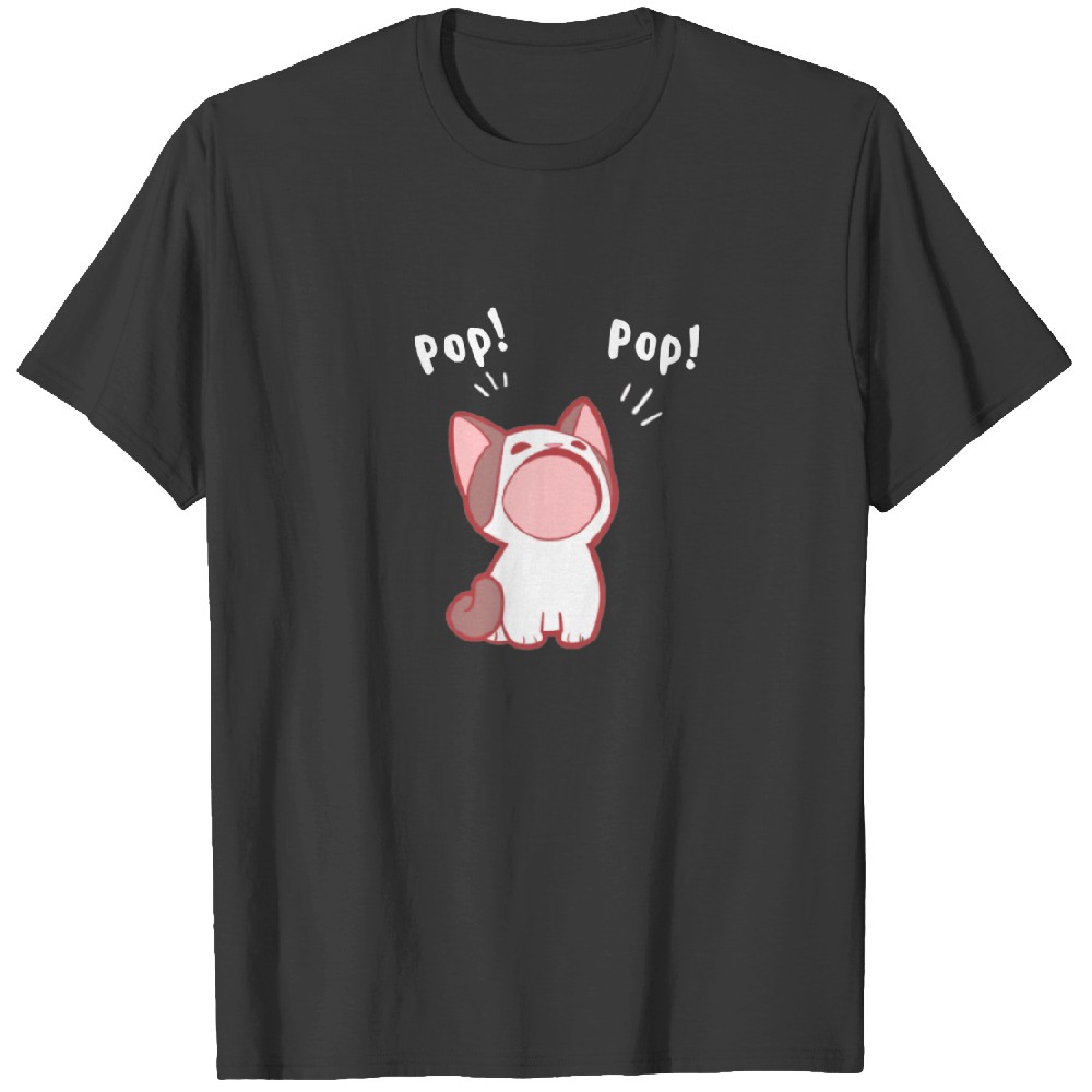 Cute Popping Cat Meme Pop Cat Funny Cat Memes T-shirt