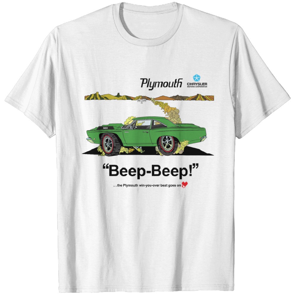 1968 Plymouth Road Runner Salt Flat Green T-shirt