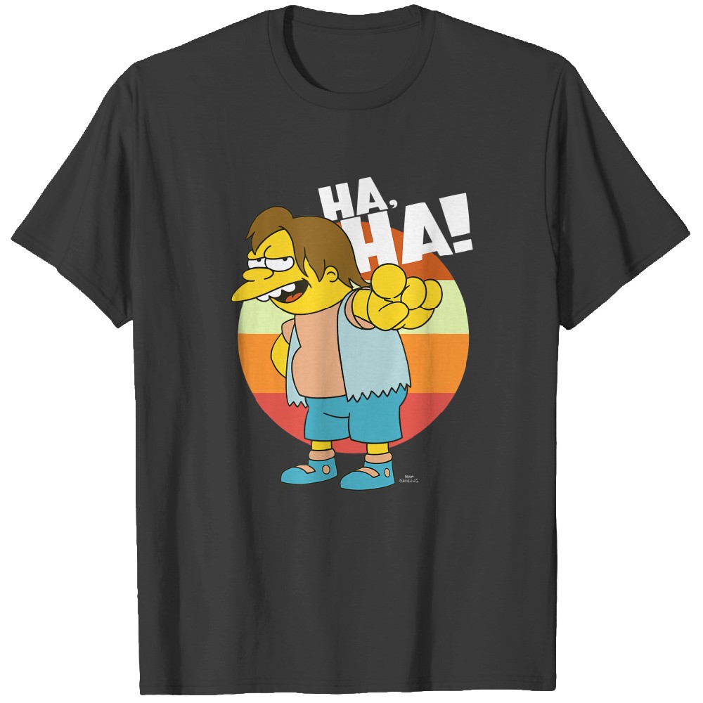 Bart Simpson T-Shirt The Simpsons Nelson HAHA