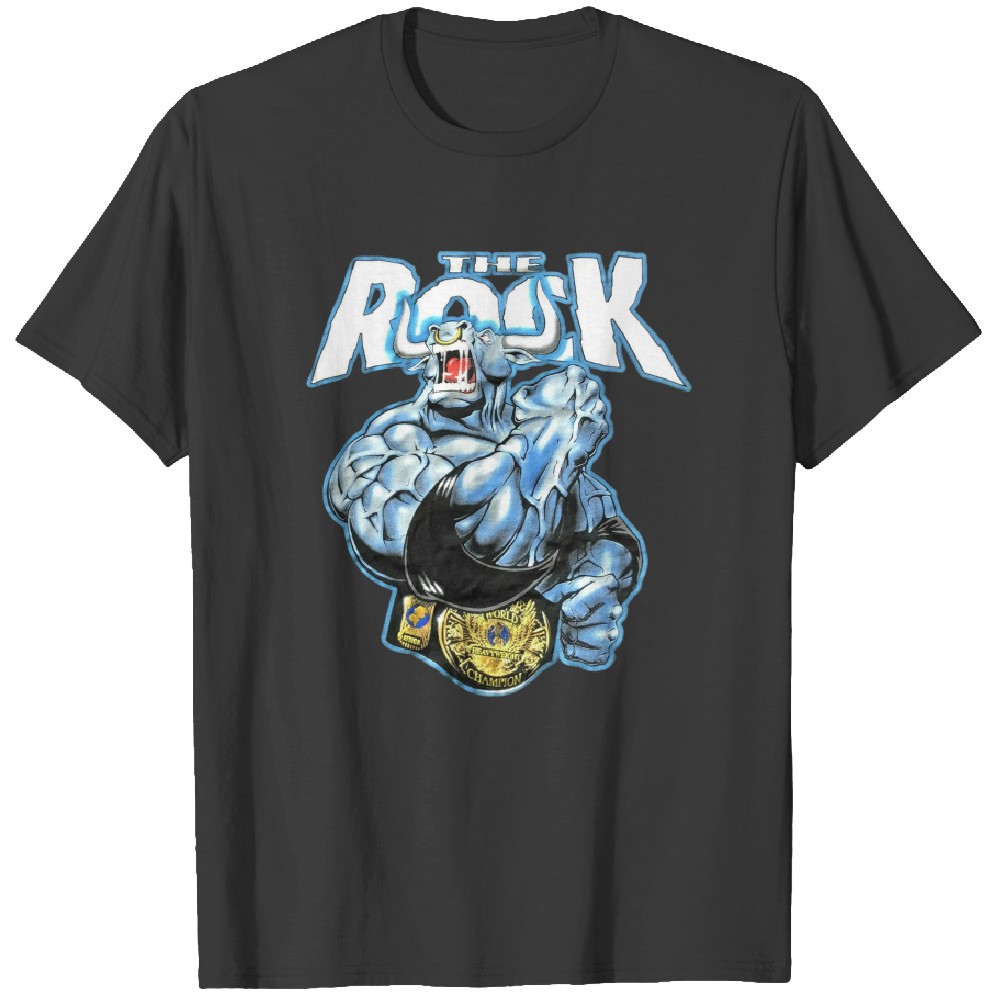 The Rock Vintage WWF Shirt 90s VINTAGEREPRINT