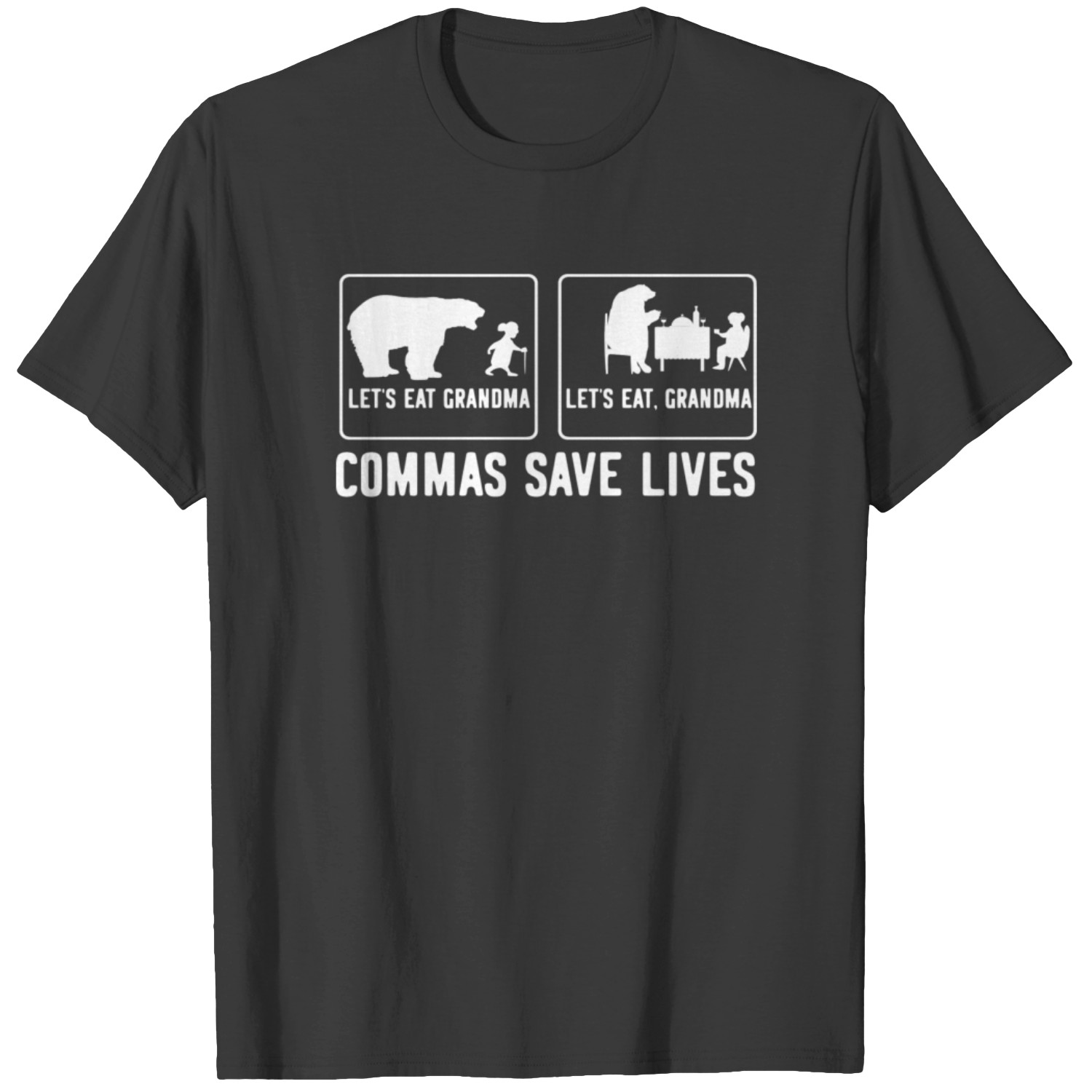 Let'S Eat Grandma Commas Save Lives T-shirt