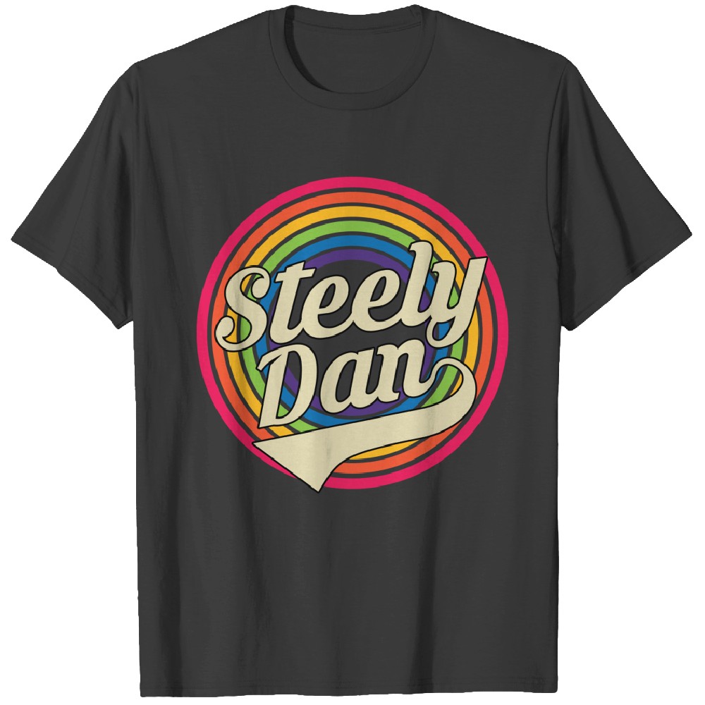 Steely Dan - Retro Rainbow Style - Steely Dan - T-Shirt
