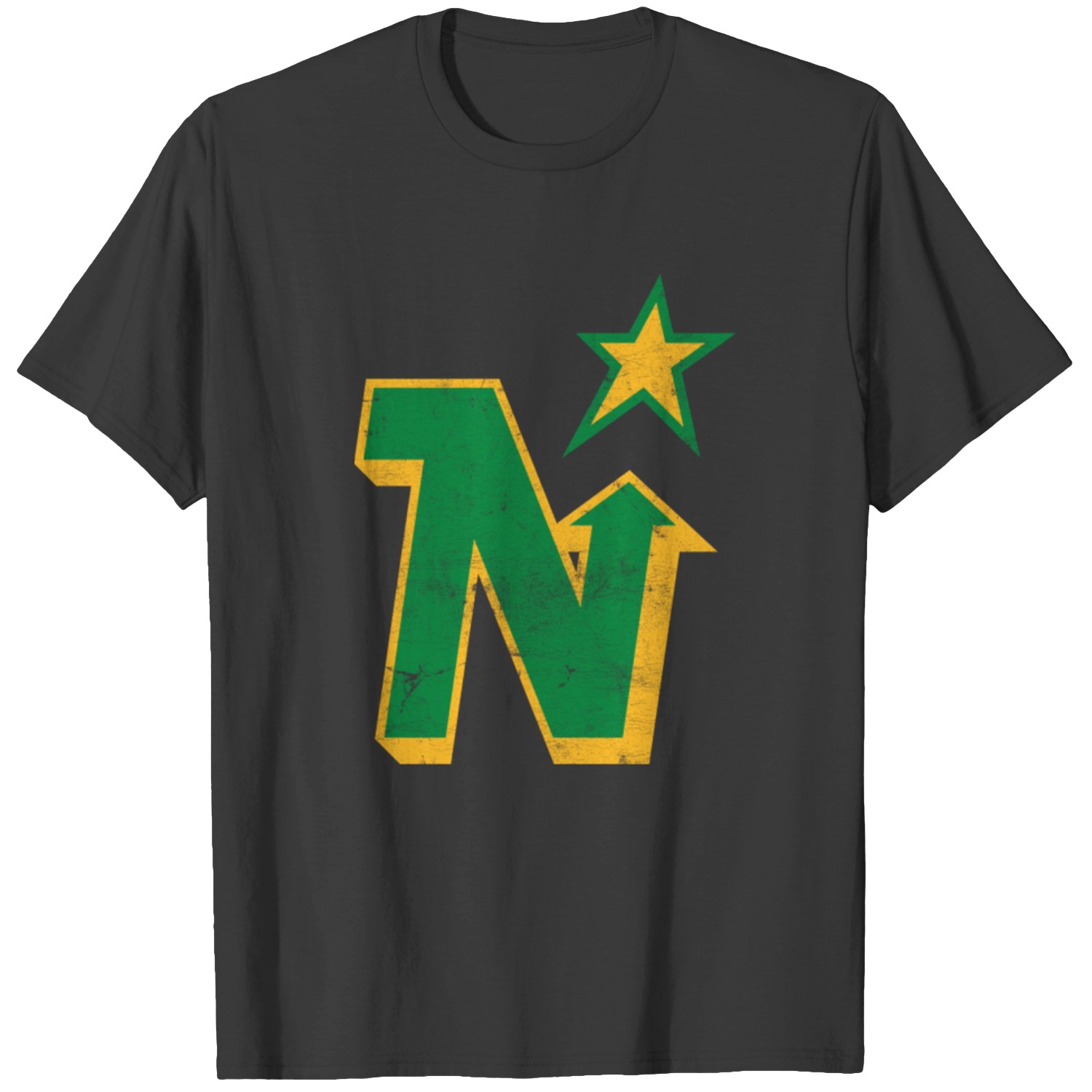 Minnesota North Stars -- Defunct Team -- Faded/Distressed Style ...