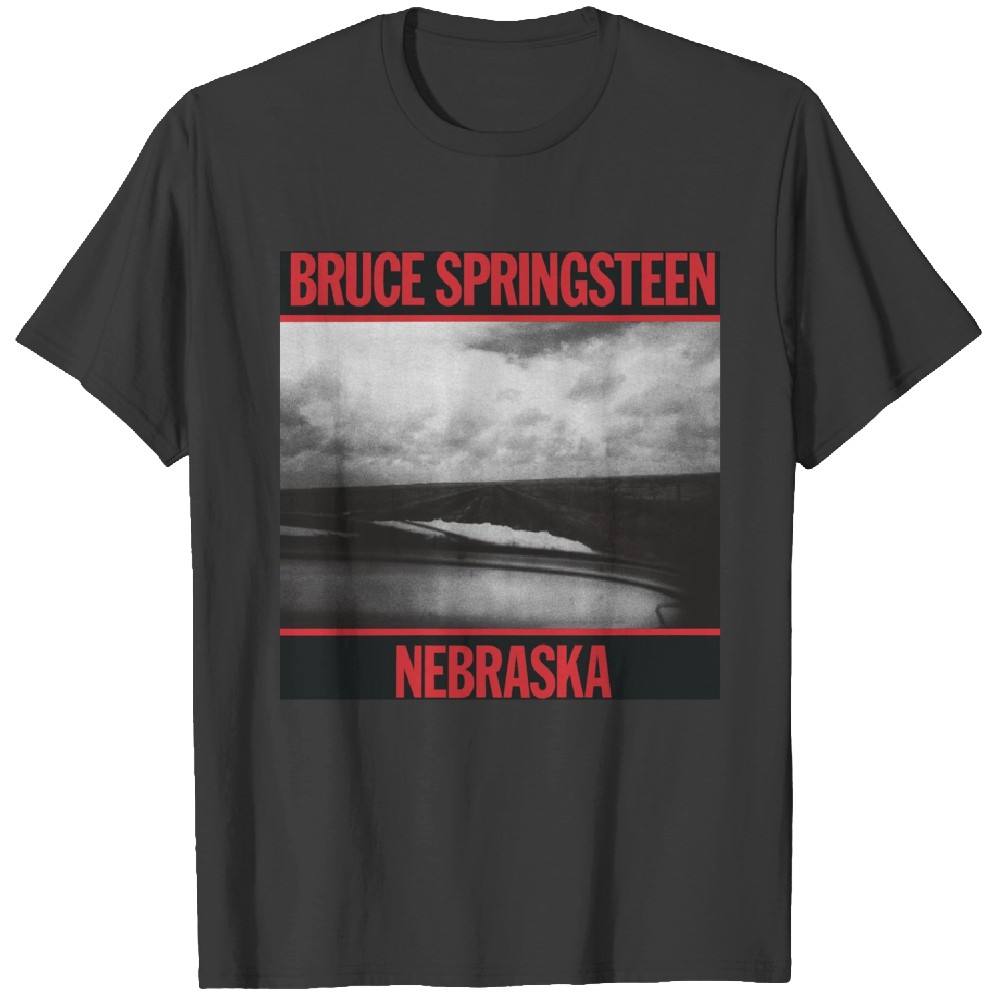 Brúcé Spríngstéén Nebraska Album Cover T-Shirt