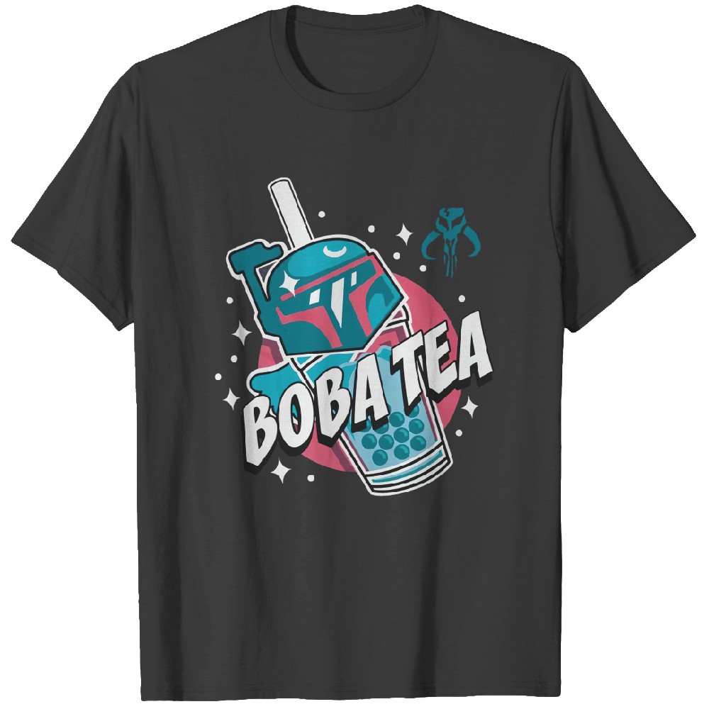 Funny Boba Fett Bubble Tea Shirt / Star Wars Bounty Hunter T-shirt