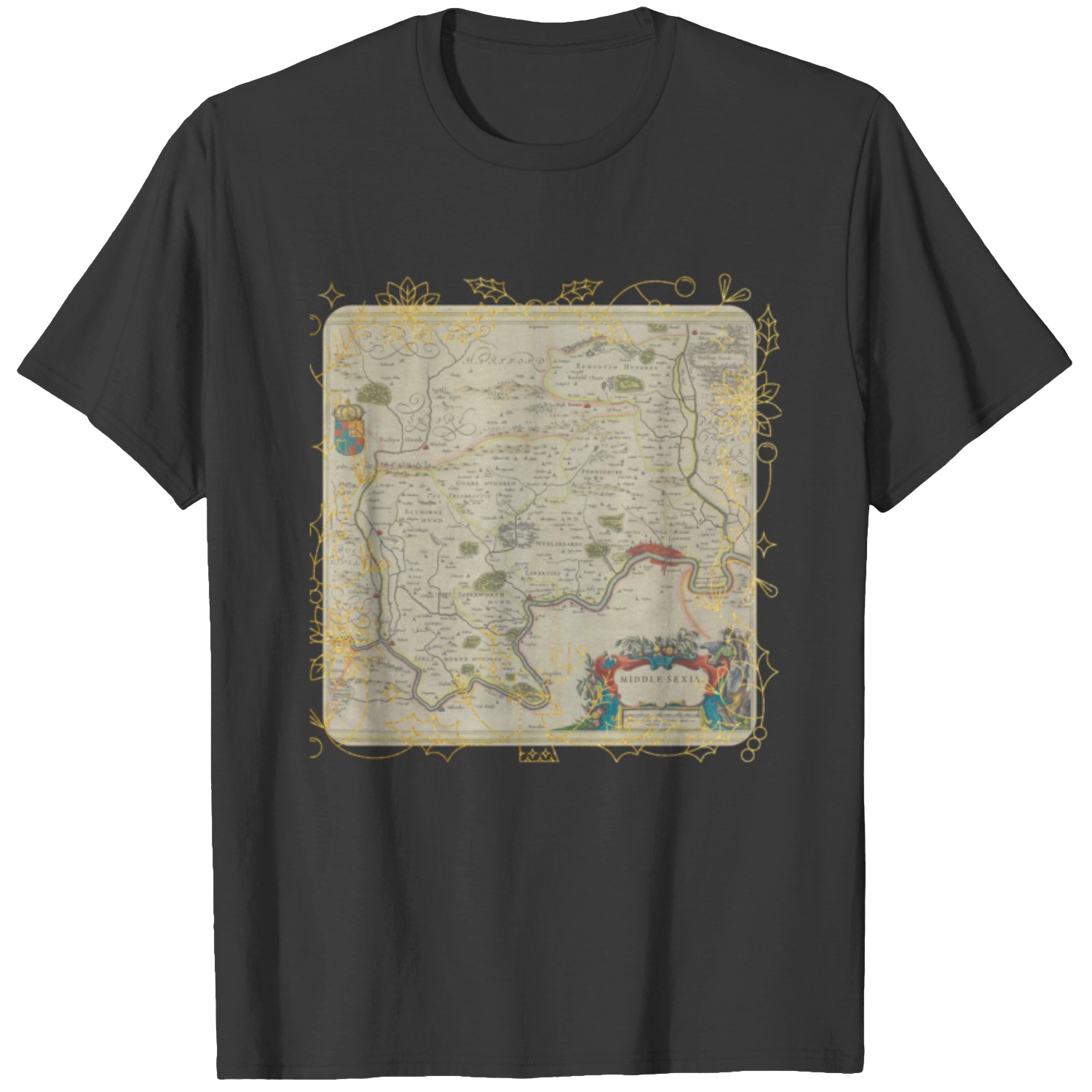 Historical Map T-Shirts