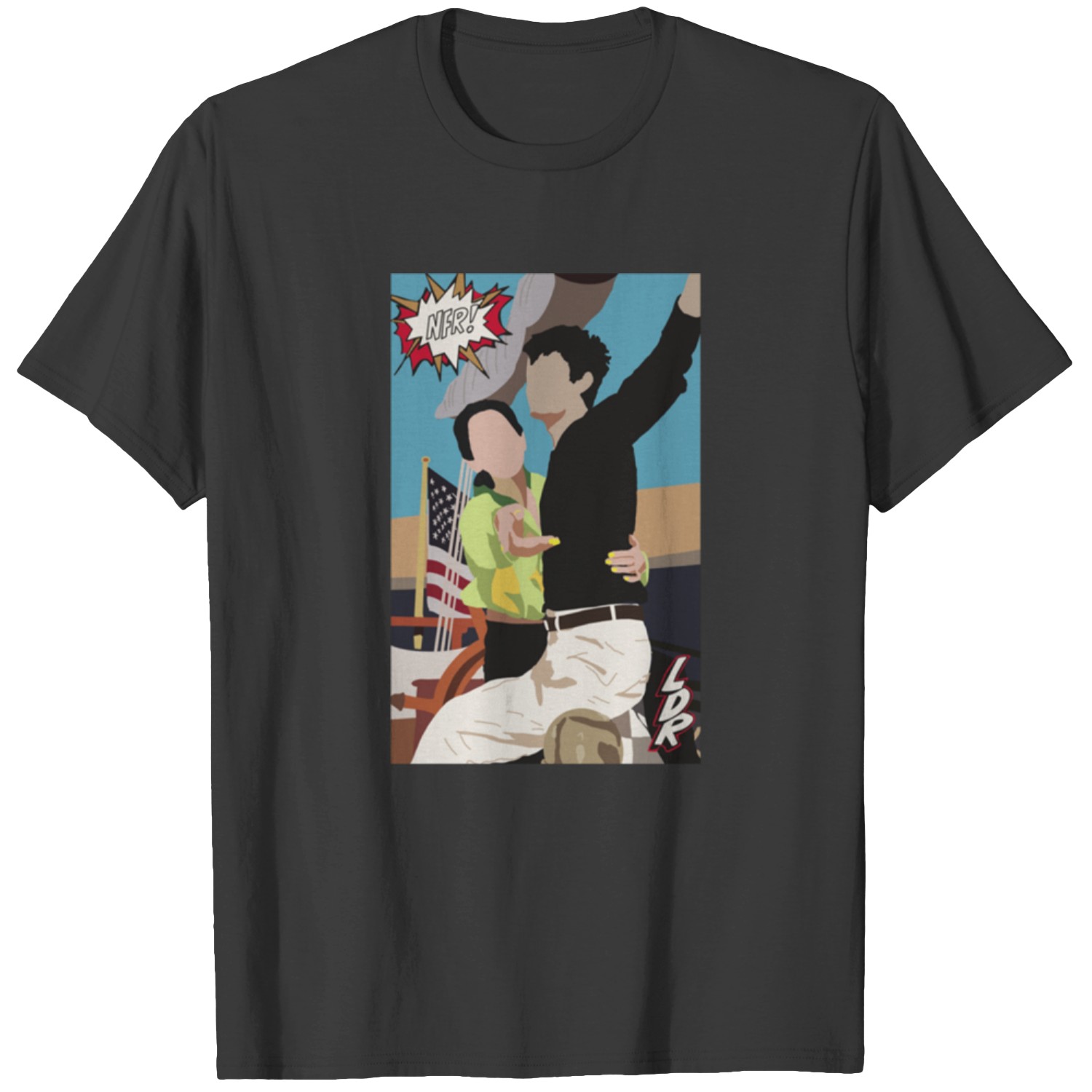 NFR Lana Del Rey Album Cover Art Long T-Shirts