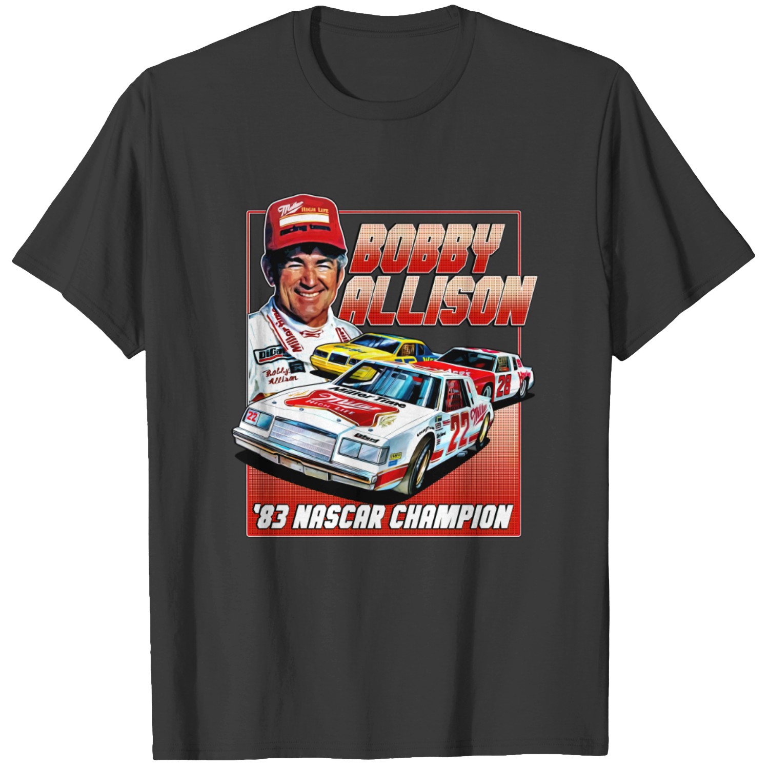 Bobby Allison 83 Nascar Champion T Shirt, 83 Nascar Champion Shirt