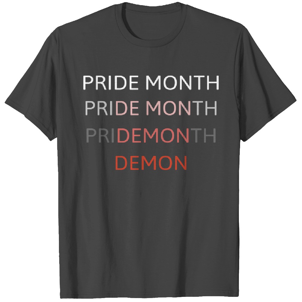 Pride Month Demon Shirt, Pride Month Demon Pride Month Demon Pride ...
