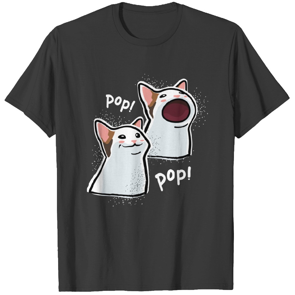 Popping Cat Meme Pop Cat PopCat T-Shirts