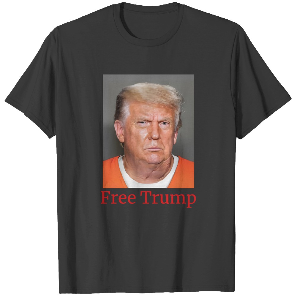Statement-Making 'Free Trump Mugshot' T-Shirt: Show Your Support In A ...