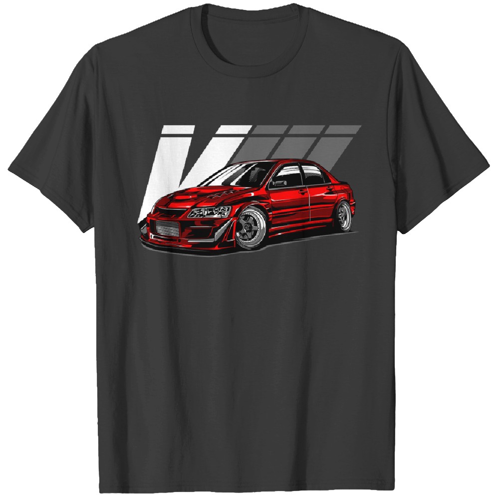 Evo VIII Lancer JDM Mitsubishi Sport Car T-Shirts