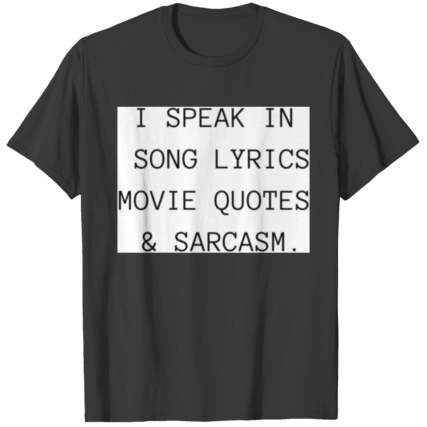Movies And TV Shows - Text Design T-Shirts