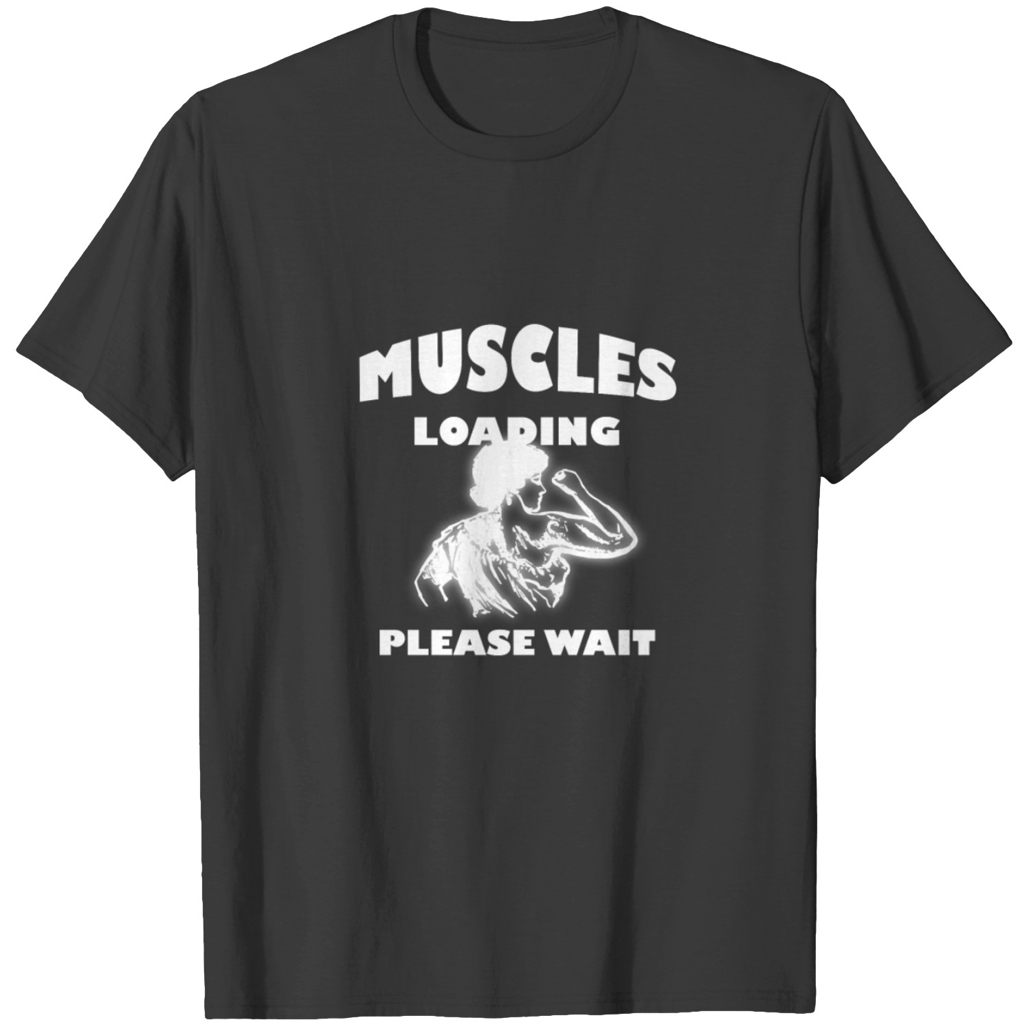 Installing Muscles Please Wait Loading Bar Install T-shirt