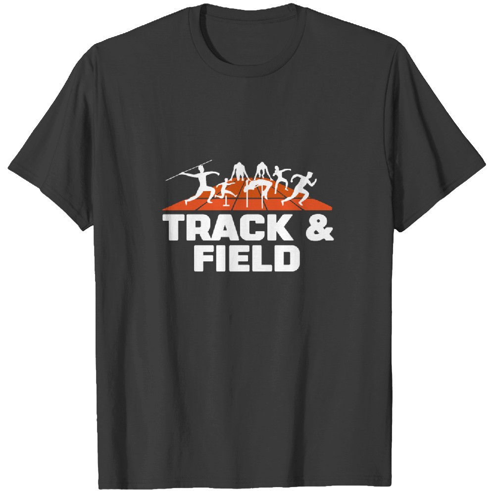 Track And Field Running Sprint Long Jump Athlete T-shirt