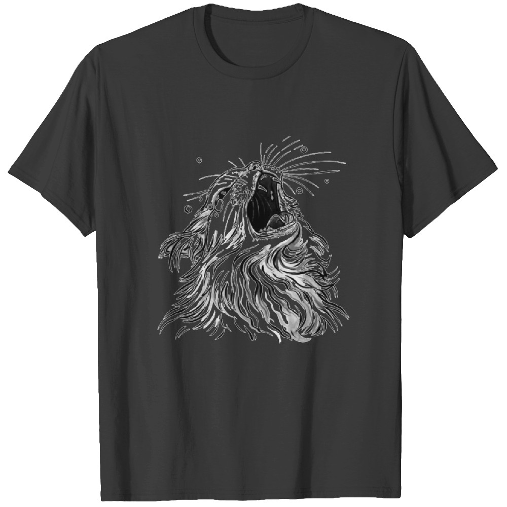 8 Bit Screamin Thurston The Cat Meme T-shirt