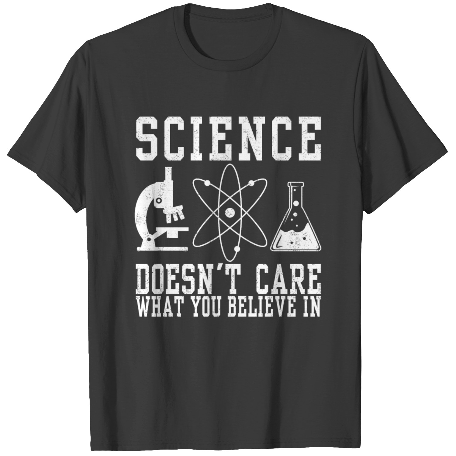 Science Believe Religion Facts Study Maths T-shirt