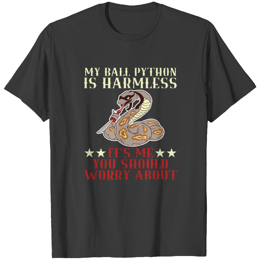 Wild Animals King Cobra Ball Phyton Is Harmless T-shirt