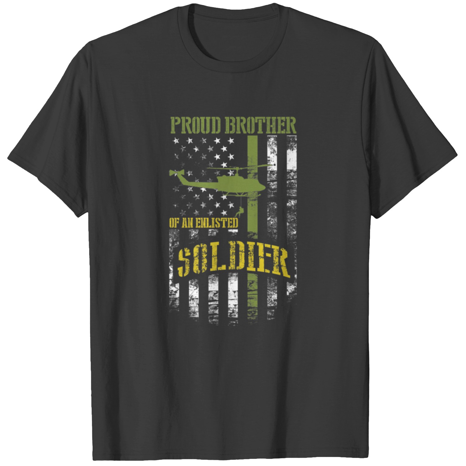 Veteran-Proud Military Brother Of Soldier Hero Pat T-shirt
