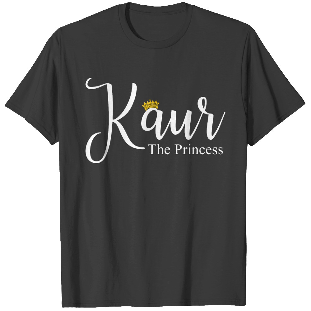 Cute Kaur The Princess Design Punjabi Sikh Women T-shirt
