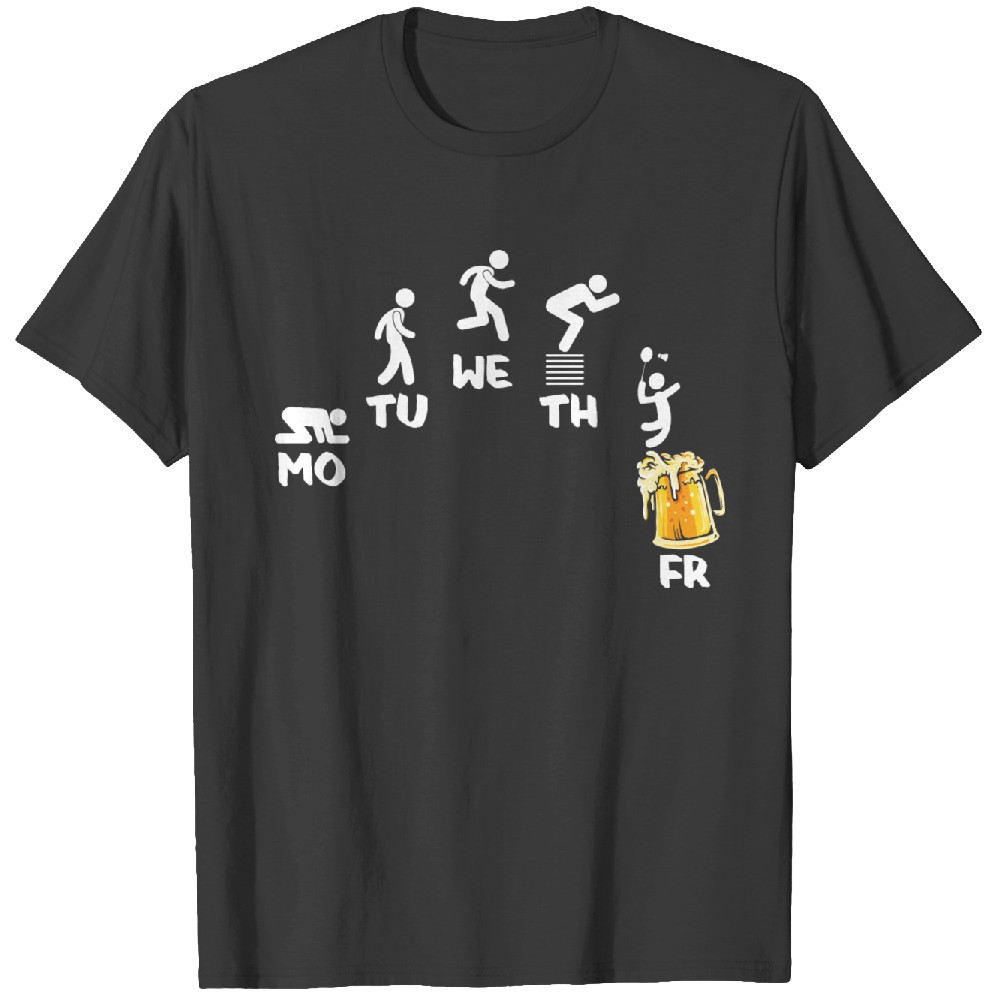 Badminton Racket Funny Badminton Player T-shirt