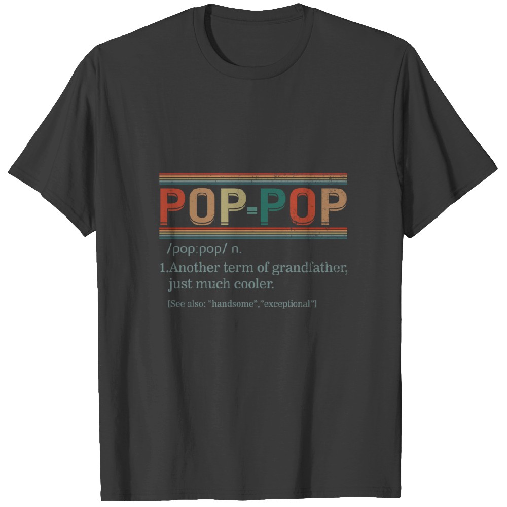 Pop-Pop Noun Shirt, Pop-Pop Definition Tee, T-shirt