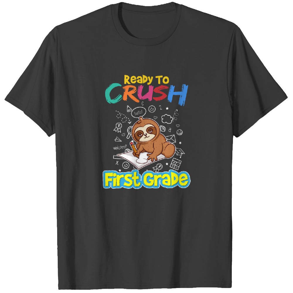 Ready To Crush First Grade Kindergarten Graduation T-shirt