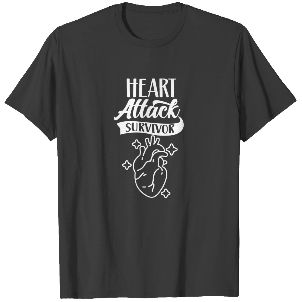 Heart Attack Survivor Survived Cardiac Bypass T-shirt