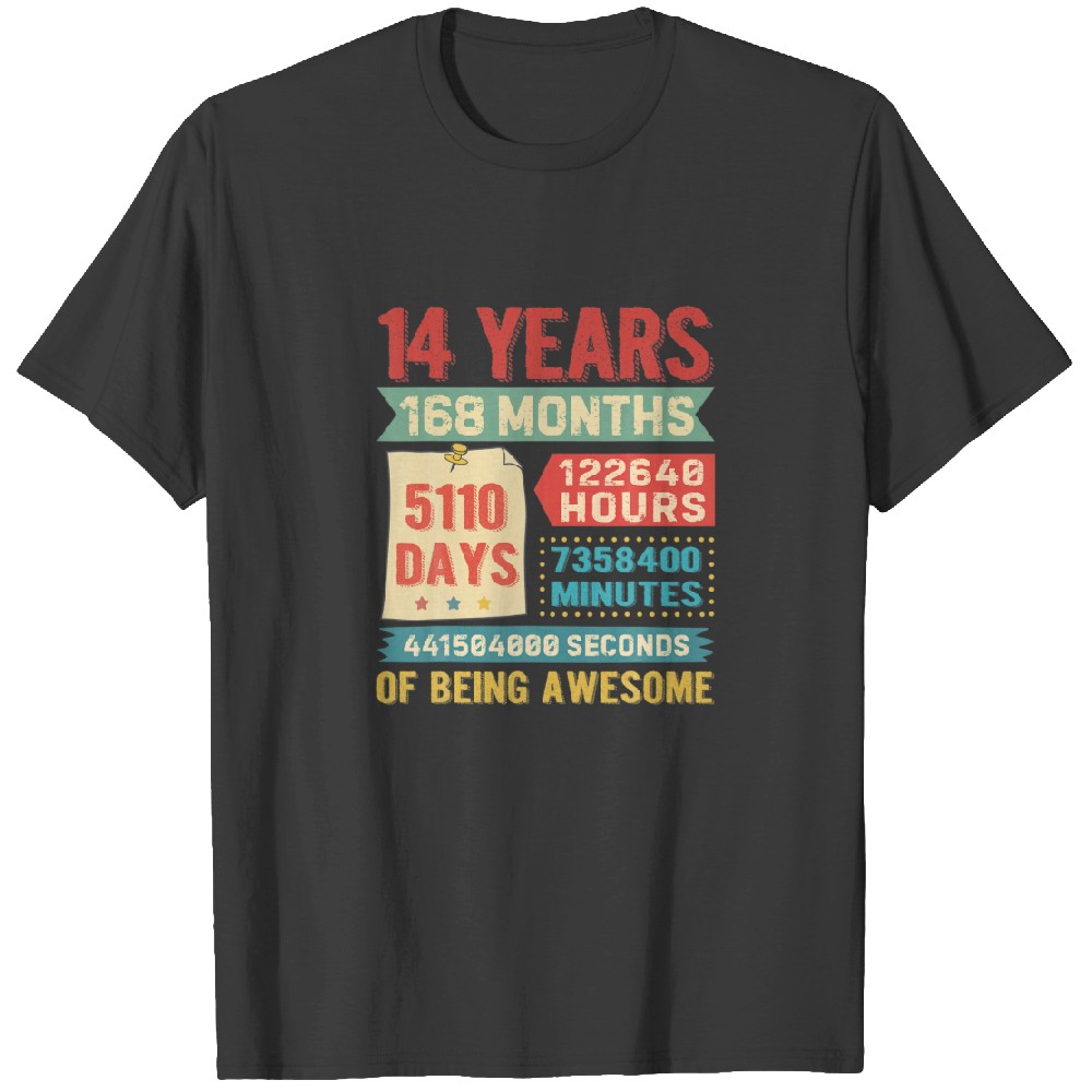 Turning 14 Years Old 14Th Birthday Decorations Bda T-shirt