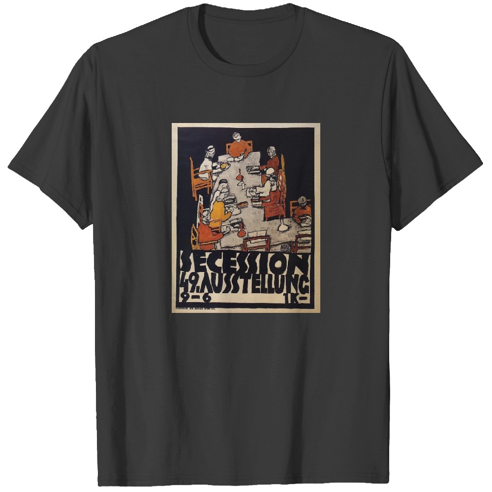 Egon Schiele- Poster For The Vienna Secession T-shirt