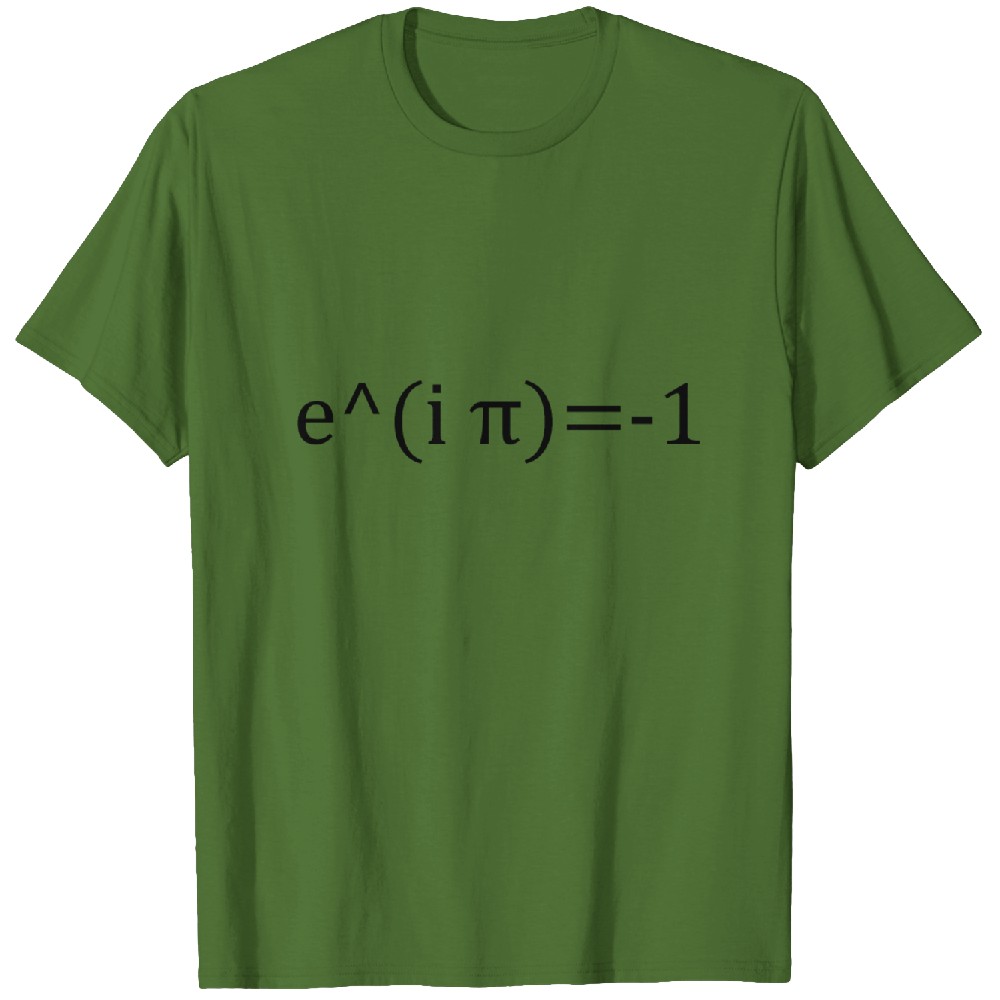 Eulers Identity: Most Beautiful Math Formula T-shirt