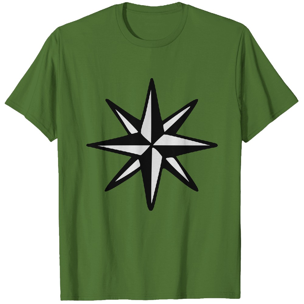 Wind Rose Compass Rose Sailor Sailing Sail T-shirt