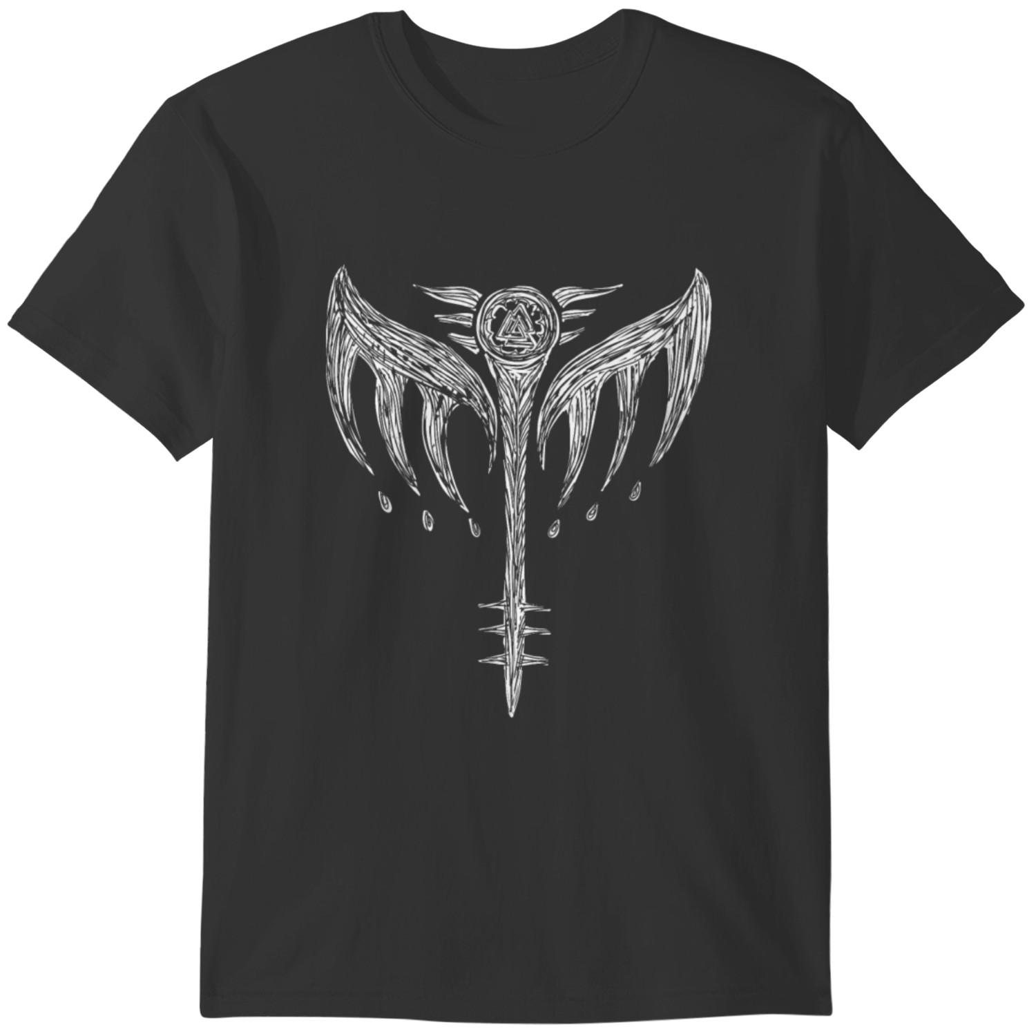 Valkyrie Valkyrie Symbole Aile Odin Valhalla T-shirt