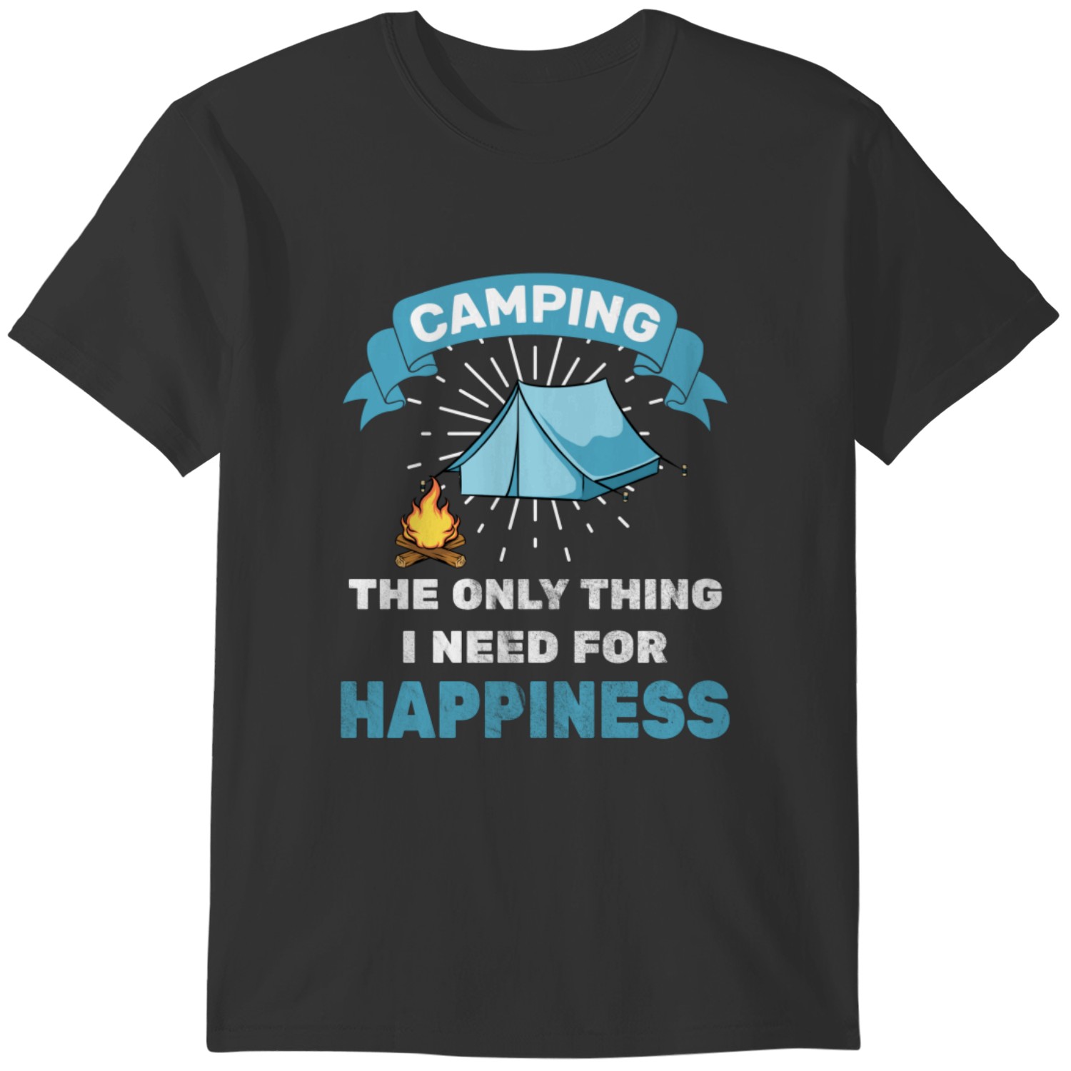 Camping Tent Campfire Camp T Shirts Marcos De Limaによるデザイン・販売する。
