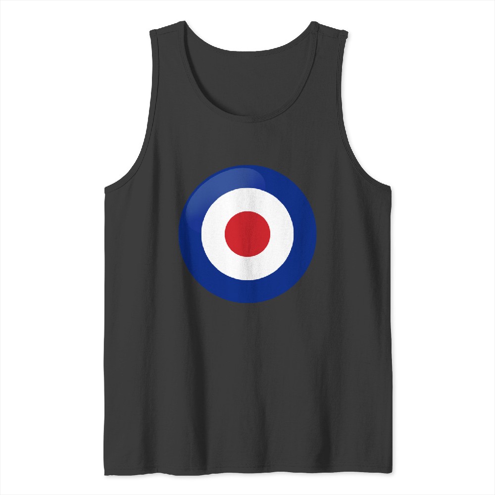 Vintage British RAF Mod Bullseye Retro Symbol Roundel Target - Mod ...