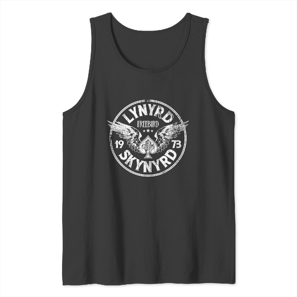 Lynyrd Skynyrd Freebird 1973 Spade Tank Tops