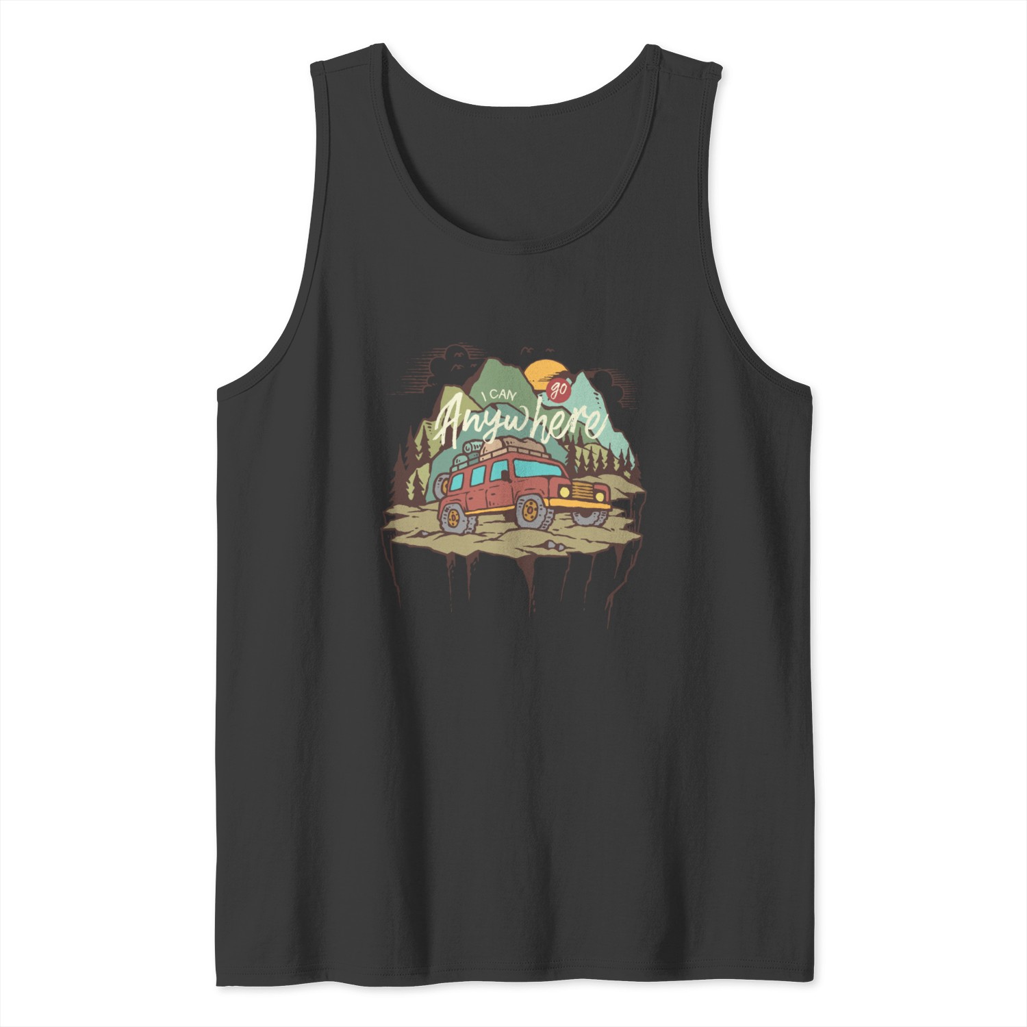 Road Trip Adventure Off Road Tank Top