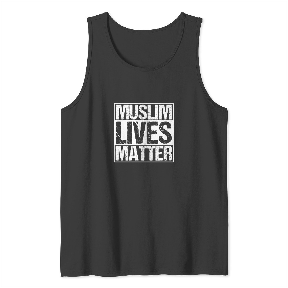 Muslim Allah Islam Mosque Hajj Islamic Reigion Tank Top