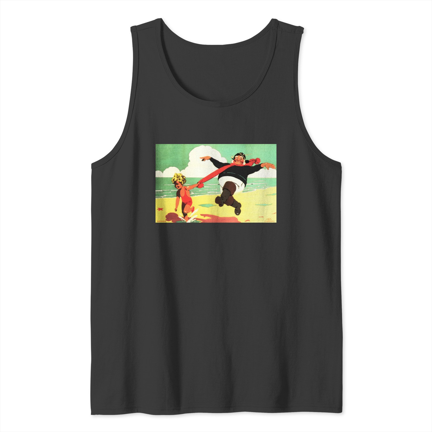 LNER SKEGNESS IS SO BRACING Beach Old Railway Ad Tank Top