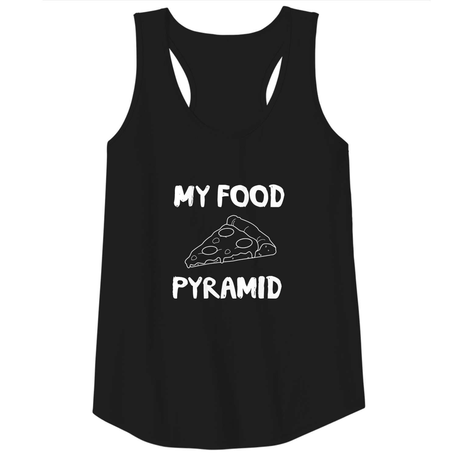 Pizza - My Food Pyramid Is Pizza Tank Top
