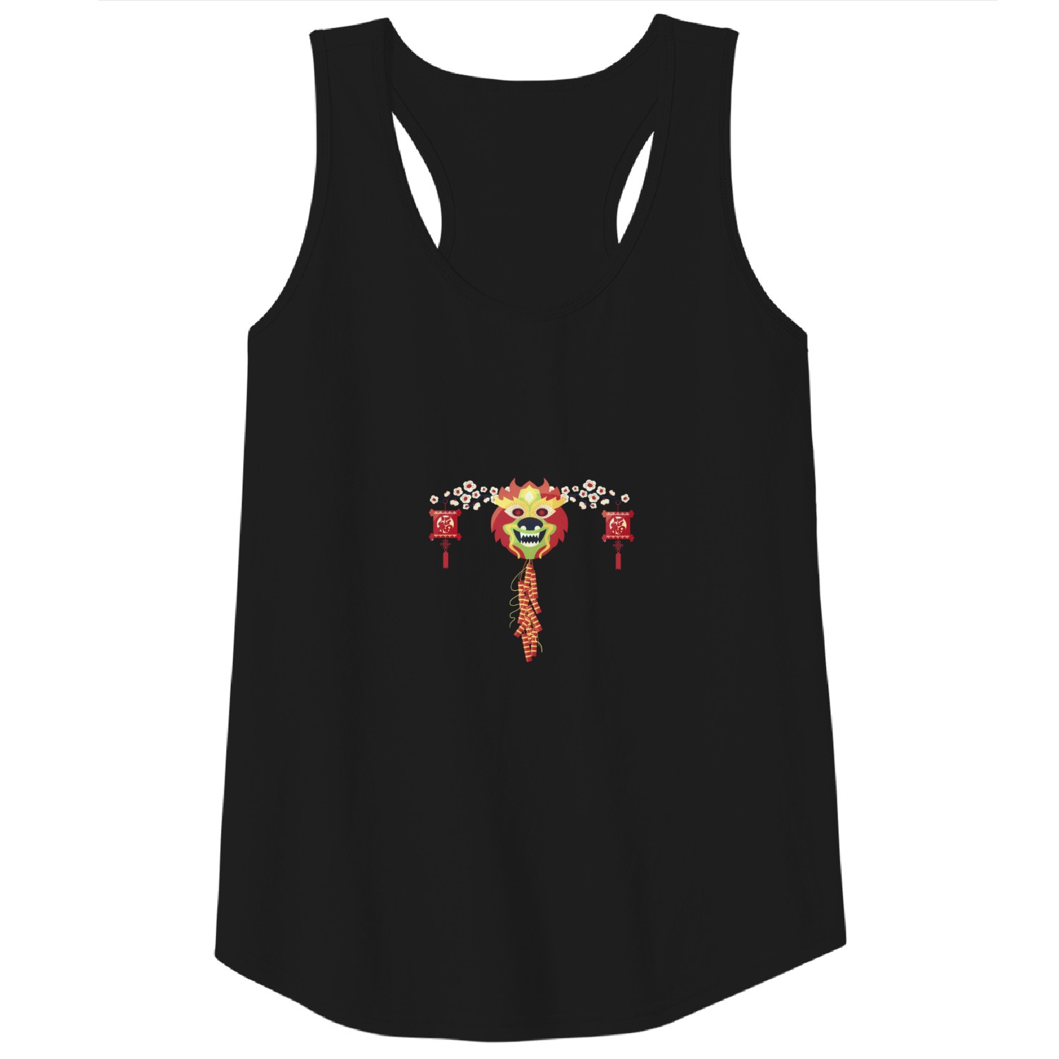Japan Mask Asia Oni Hannya Samurai Oni Tank Top