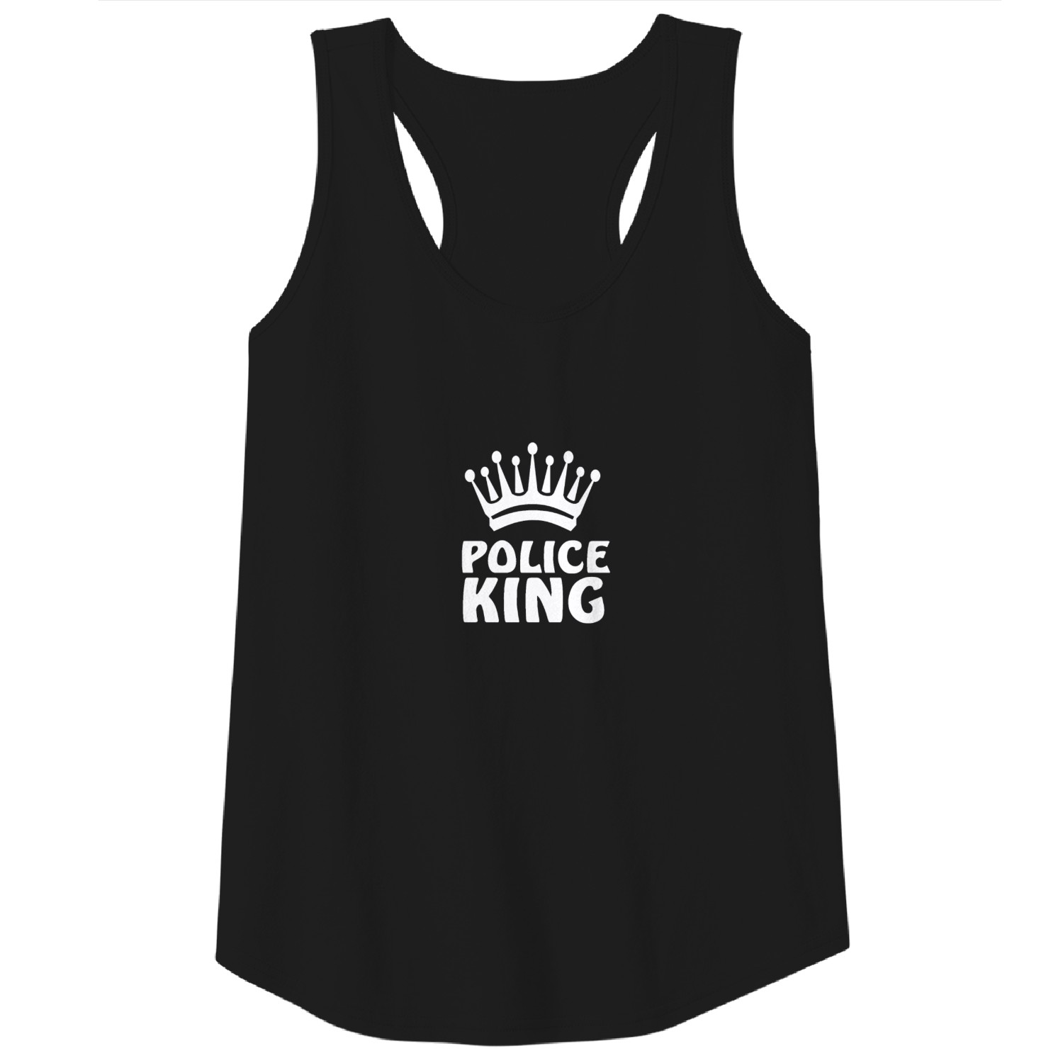 Police King Crown Police Officer Cop Sheriff Tank Top