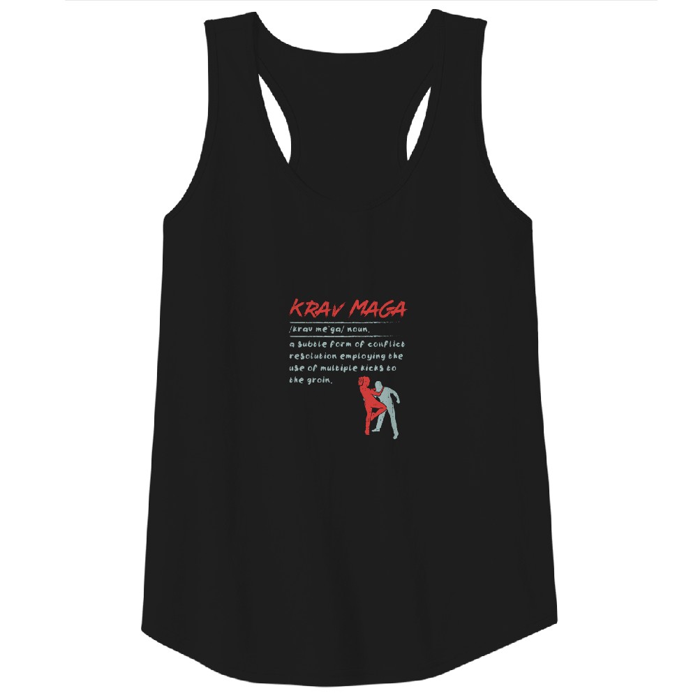 Krav Maga Israeli Self-Defence Definition Tank Top