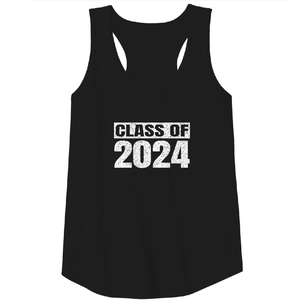 Class Of 2024 First Day Of School Graduate Grad Vi Tank Top