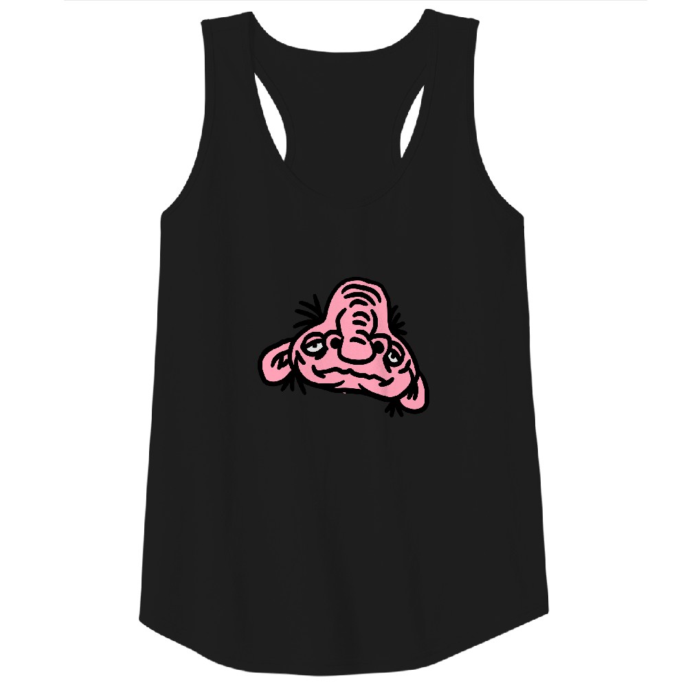 Old Opa Face Man Ugly Disgusting Monster Horror Ha Tank Top