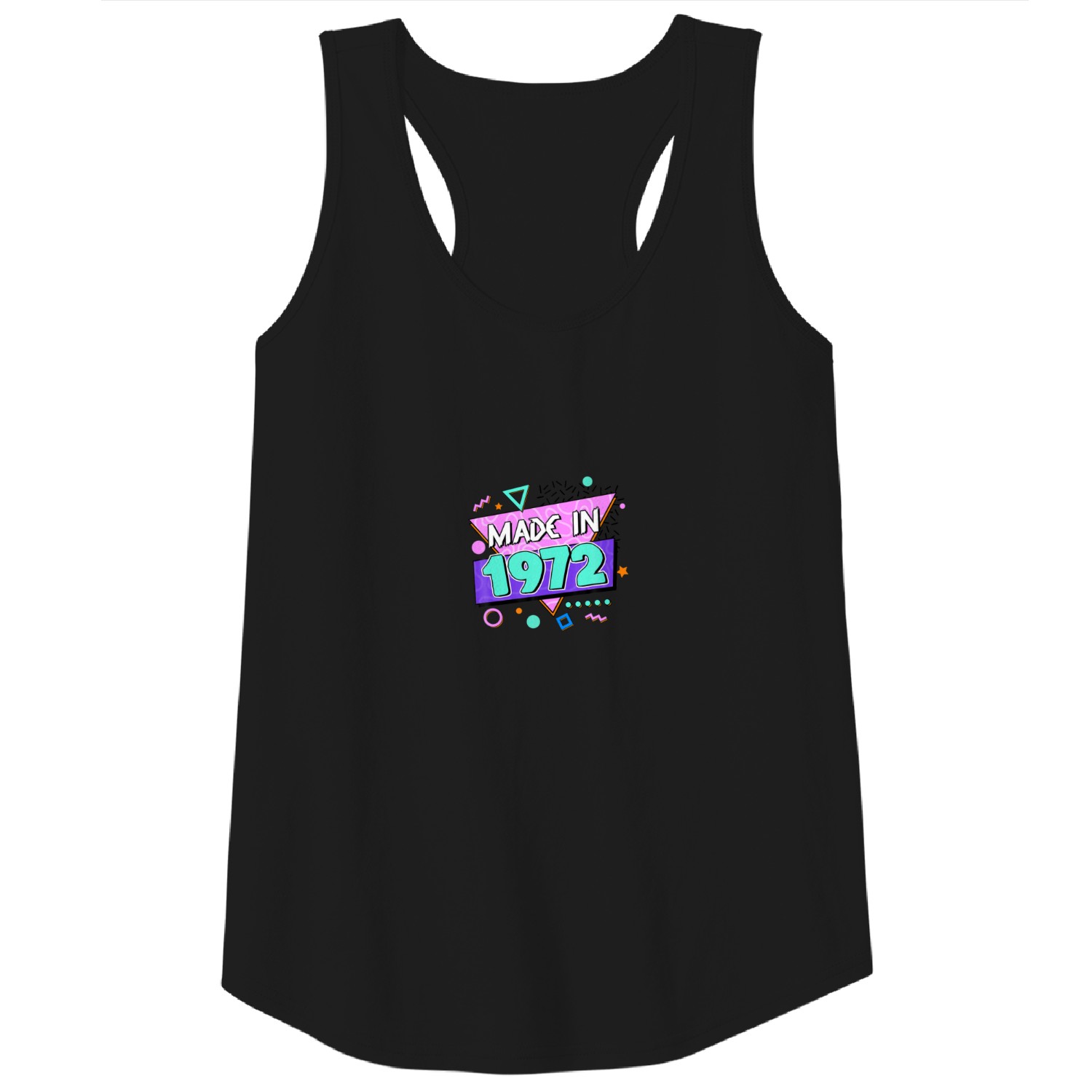 Made In 1972 50Th Birthday 80S 90S 1990S 1980S Nos Tank Top