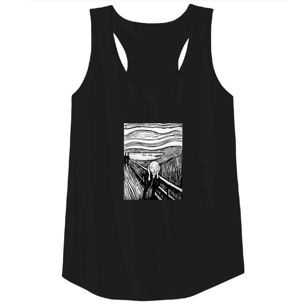 The Scream By Edvard Munch Tank Top